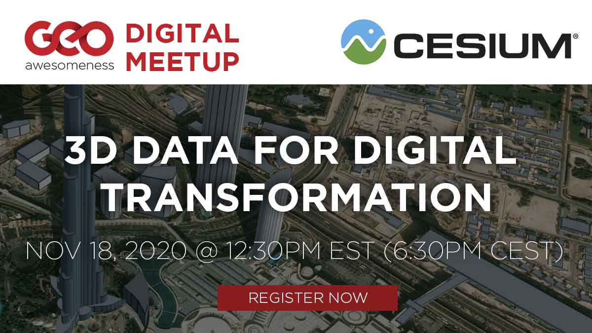 Cesium and Geoawesomeness to Host Digital Transformation Virtual Event – Cesium