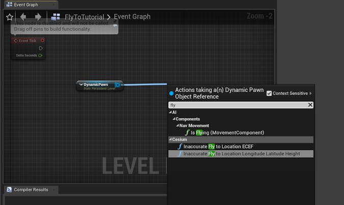 Transition Between Locations on the Globe v1 – Cesium
