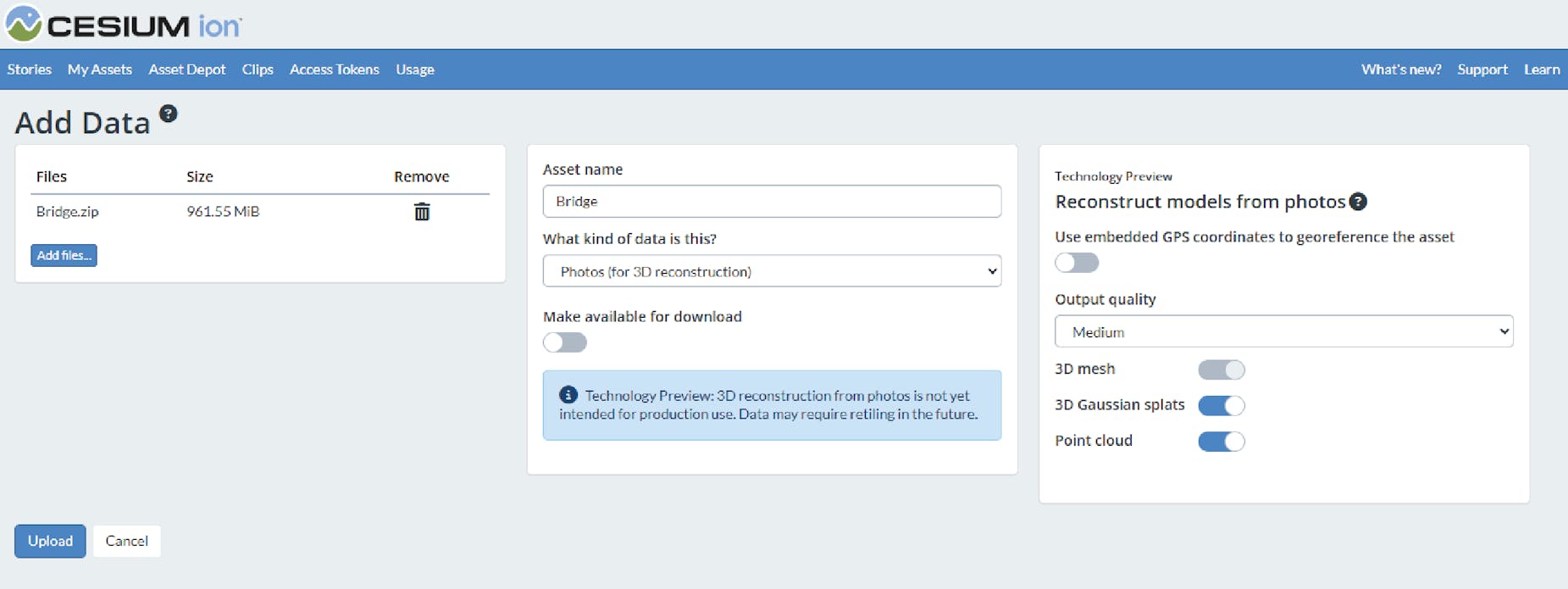 Create 3D Reality Models from Photos – Cesium