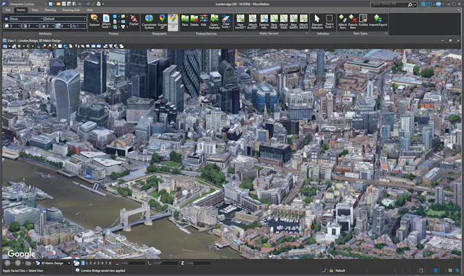 MicroStation Advances Infrastructure Design with 3D Tiles – Cesium