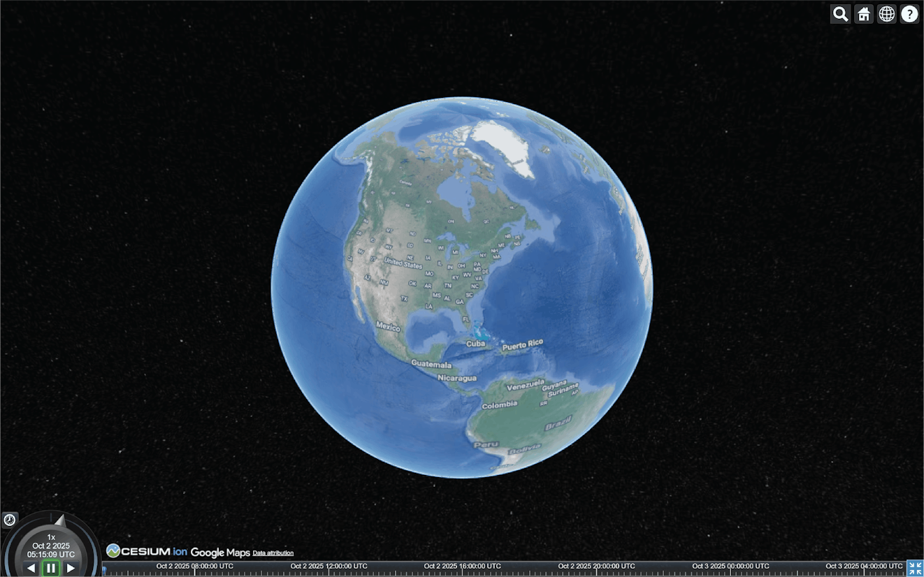 Visualizing Imagery – Cesium