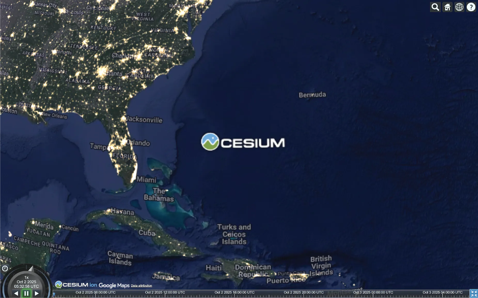 Visualizing Imagery – Cesium