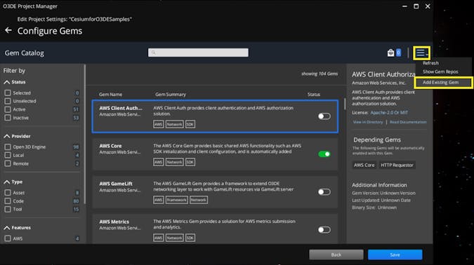 Cesium for O3DE Quickstart – Cesium