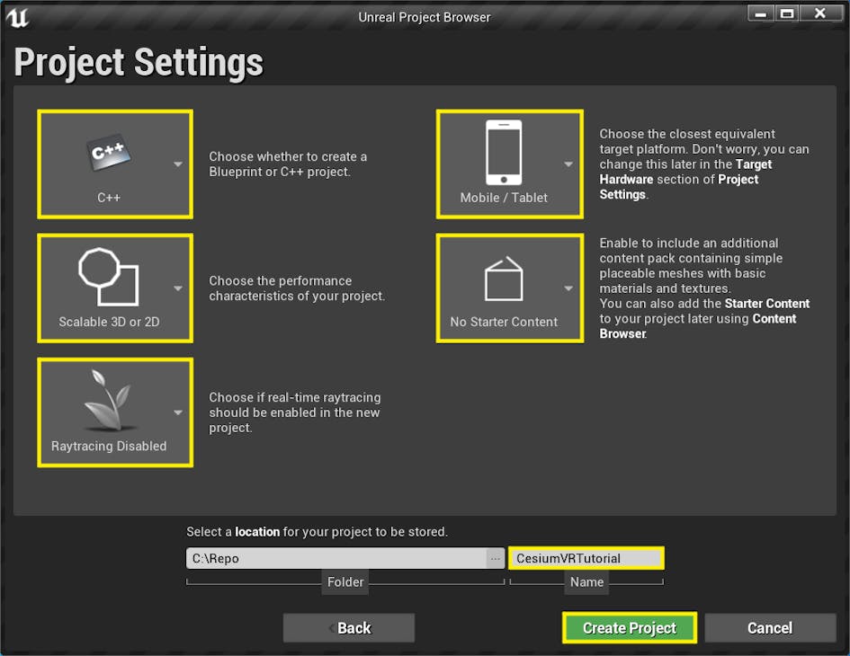 Building a VR App – Cesium