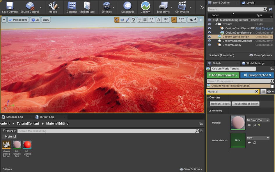 Editing Tileset Materials – Cesium