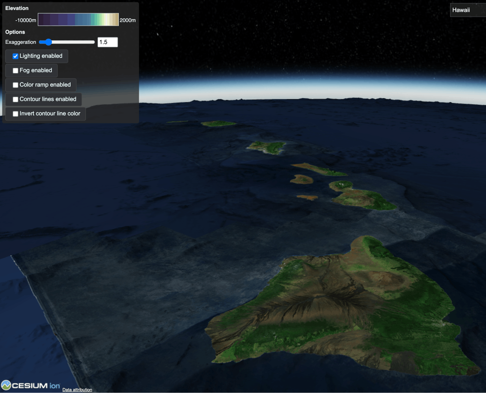 Working with Cesium World Bathymetry in CesiumJS – Cesium