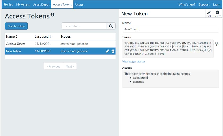 Cesium ion Access Tokens – Cesium