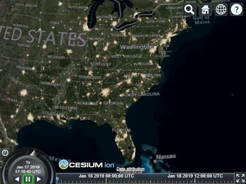 Visualizing Imagery – Cesium