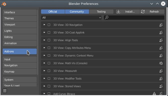 Blender – Cesium