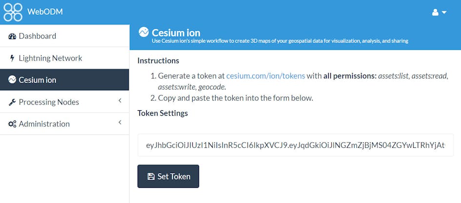 WebODM – Cesium