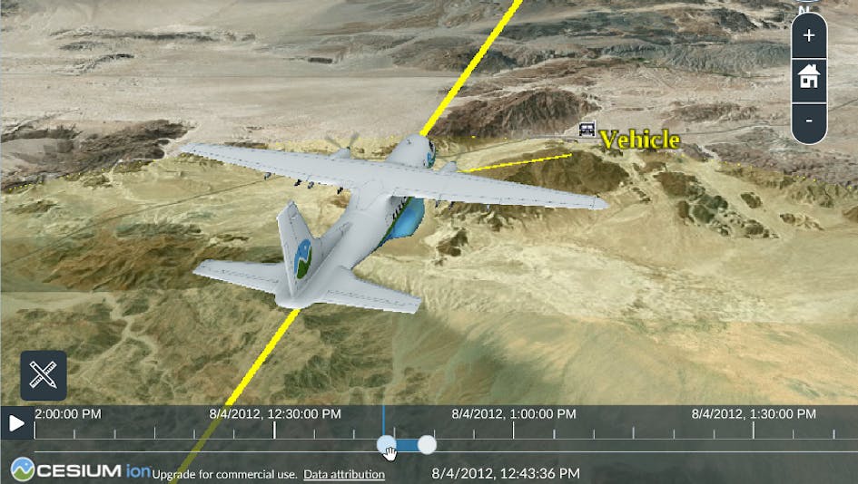 Visualizing Time Dynamic Data – Cesium
