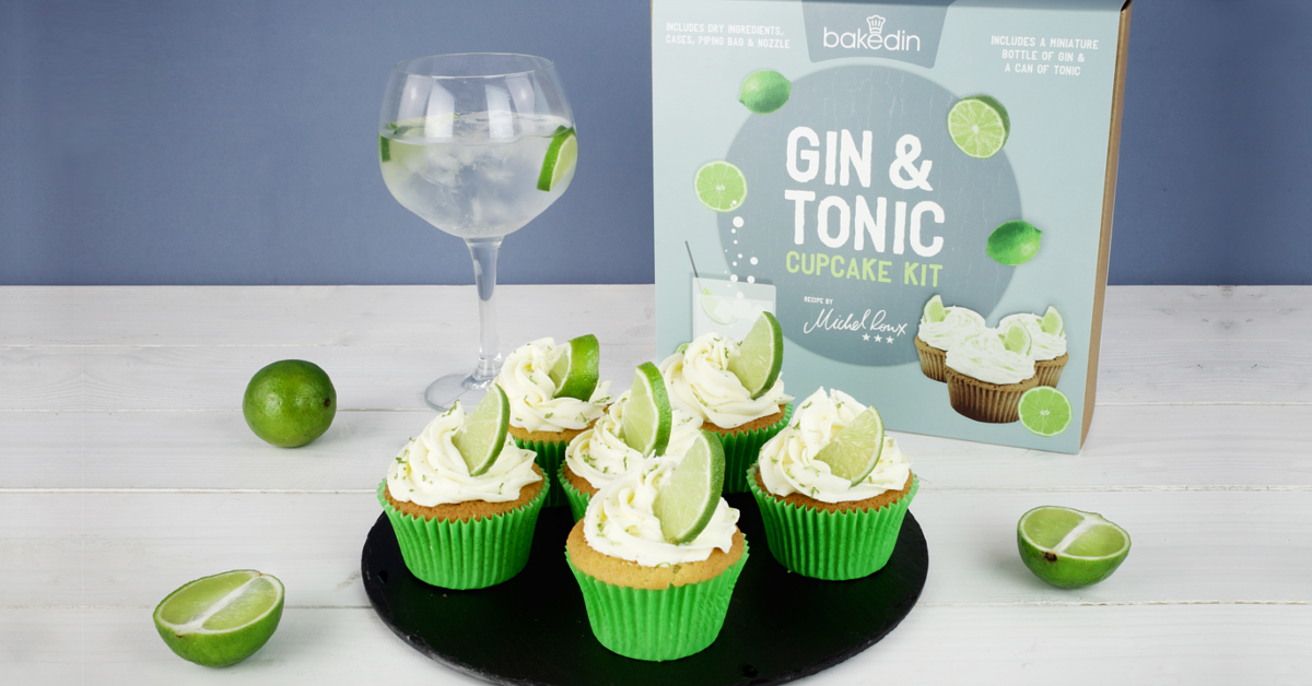 This Gin & Tonic Cupcake Kit will make Gin O'Clock even sweeter - Craft ...