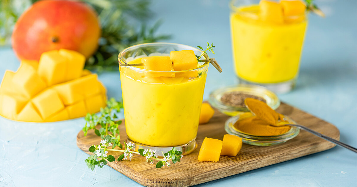 This boozy mango and honey lassi is perfect for a night in with a good ...