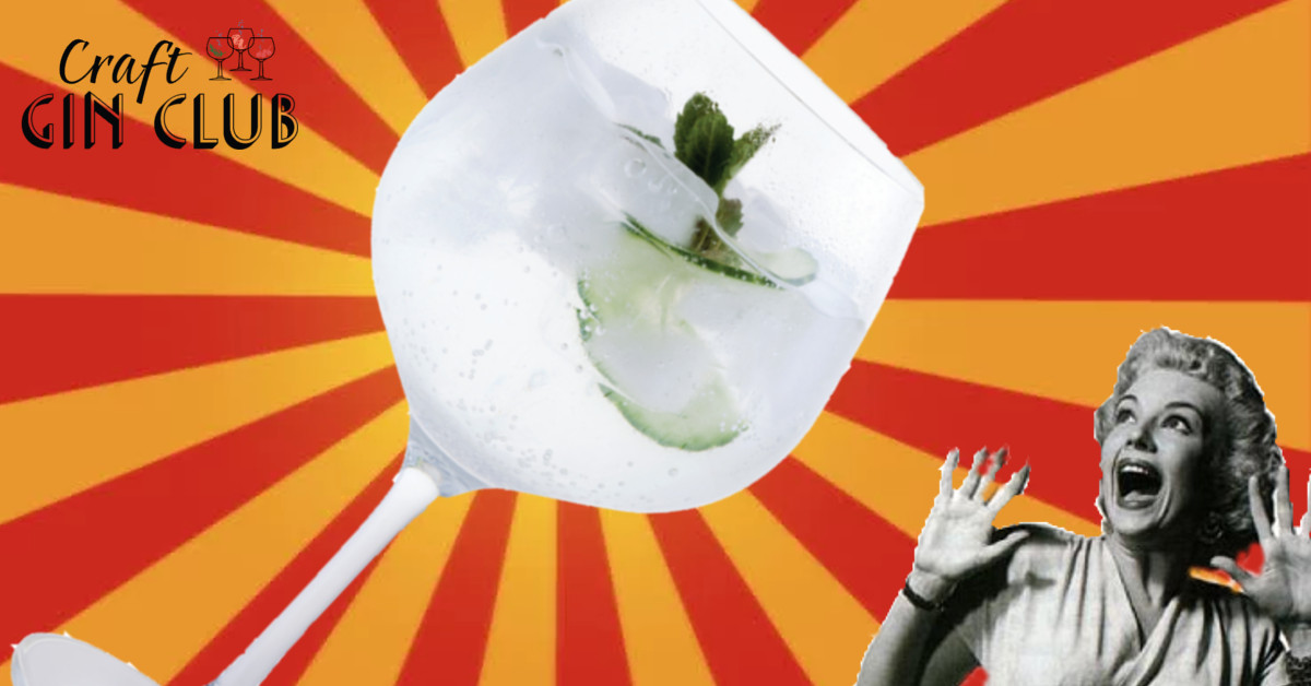 Giant gin glasses are here...but are they TOO big? - Craft Gin Club ...