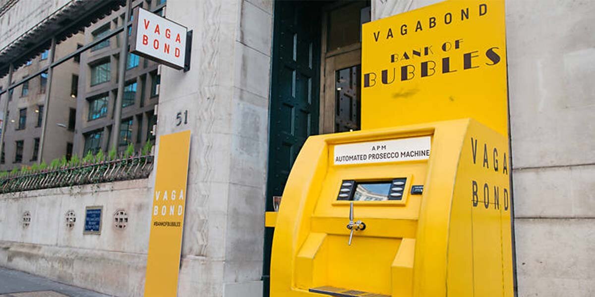 This genius bar has opened an ATM dispensing free prosecco! So when's ...