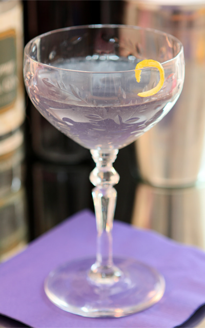 Try this delicious violet cocktail using Fisselier Liqueur de Violette ...