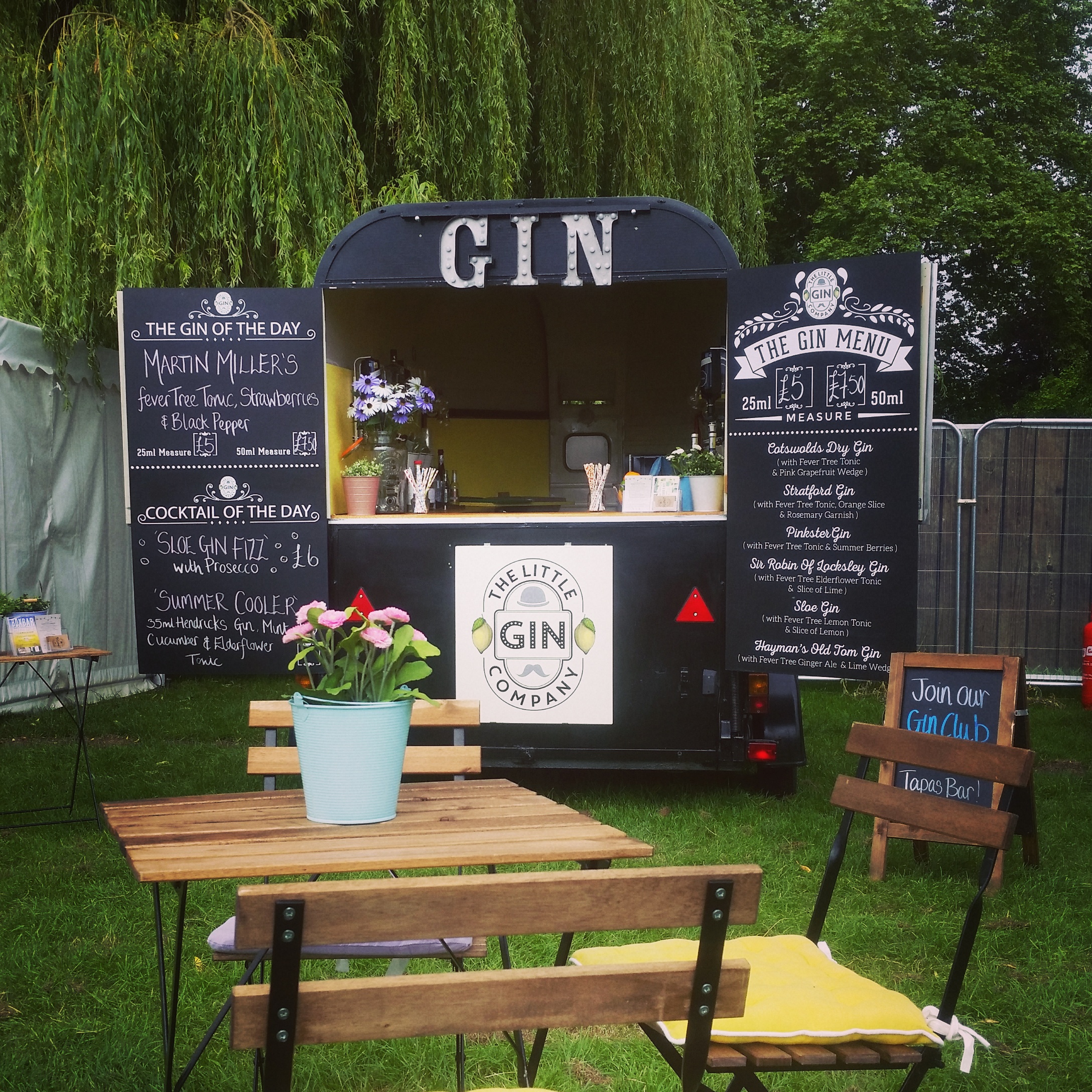 Which lucky member won a visit from this amazing mobile gin bar ...