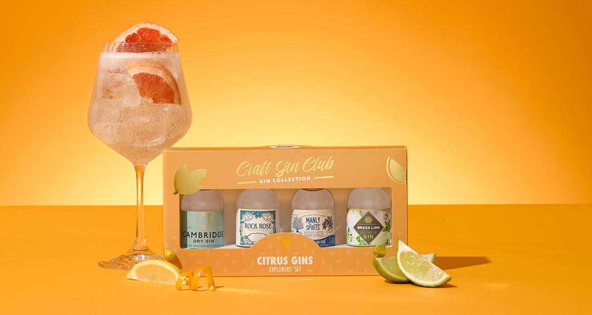 This miniature citrus gin set makes the perfect gin gift! - Craft Gin ...