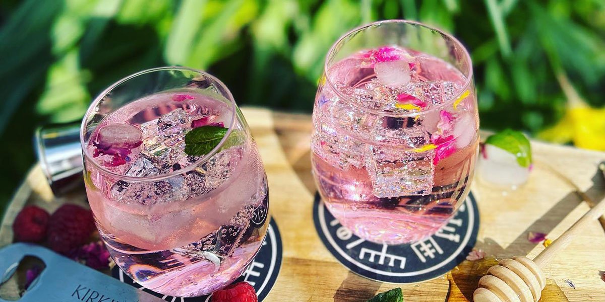 This Kirkjuvagr Beyla Honey & Raspberry Old Tom Gin and tonic is saving ...