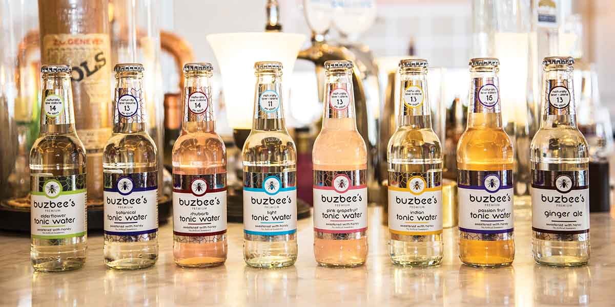 These low-calorie tonic waters are just bee-utiful! - Craft Gin Club ...
