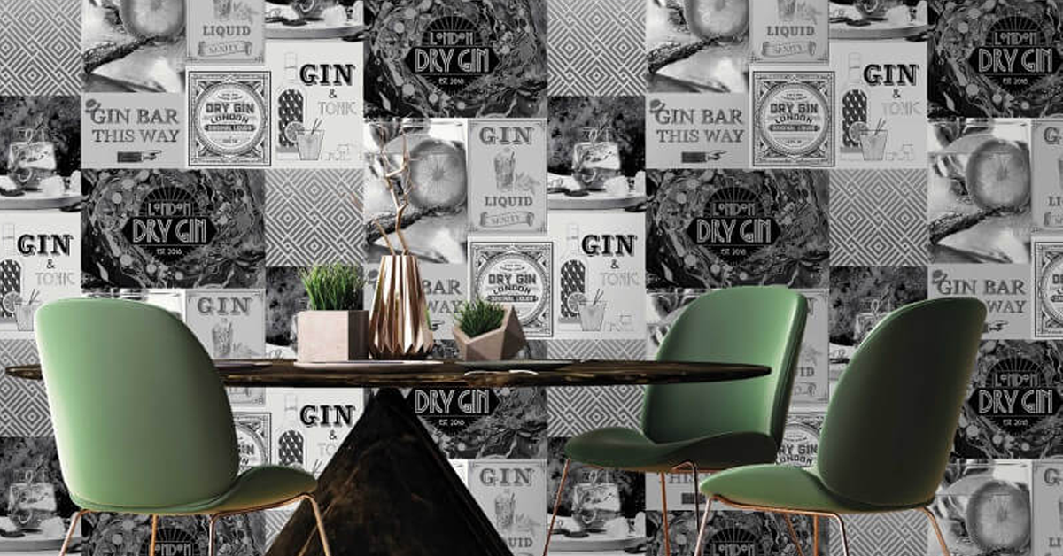 Gin wallpaper is here to brighten up anyone's living room! - Craft Gin ...