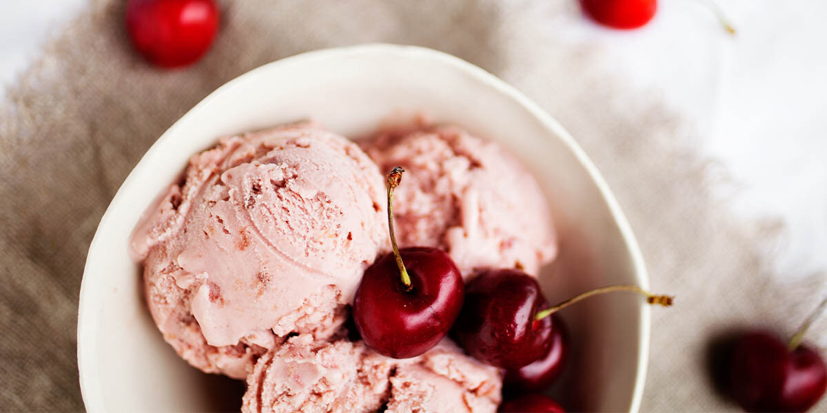 This gin-soaked Caramel & Sea Salt Fudge and Cherry Ripple Ice Cream ...