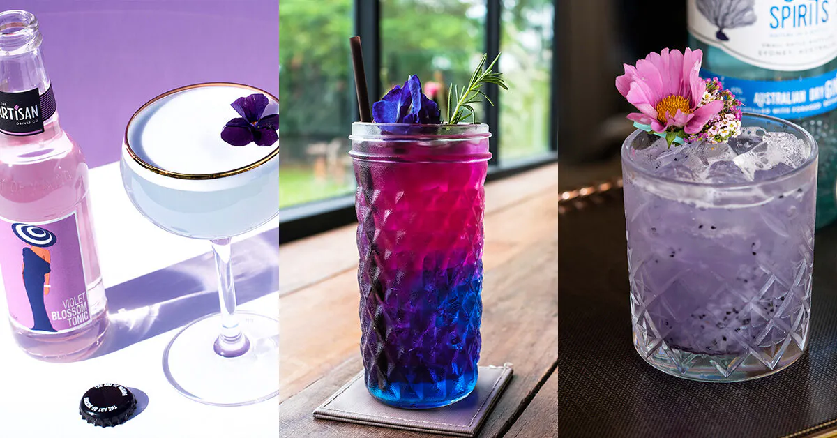Purple Cocktails For Weddings