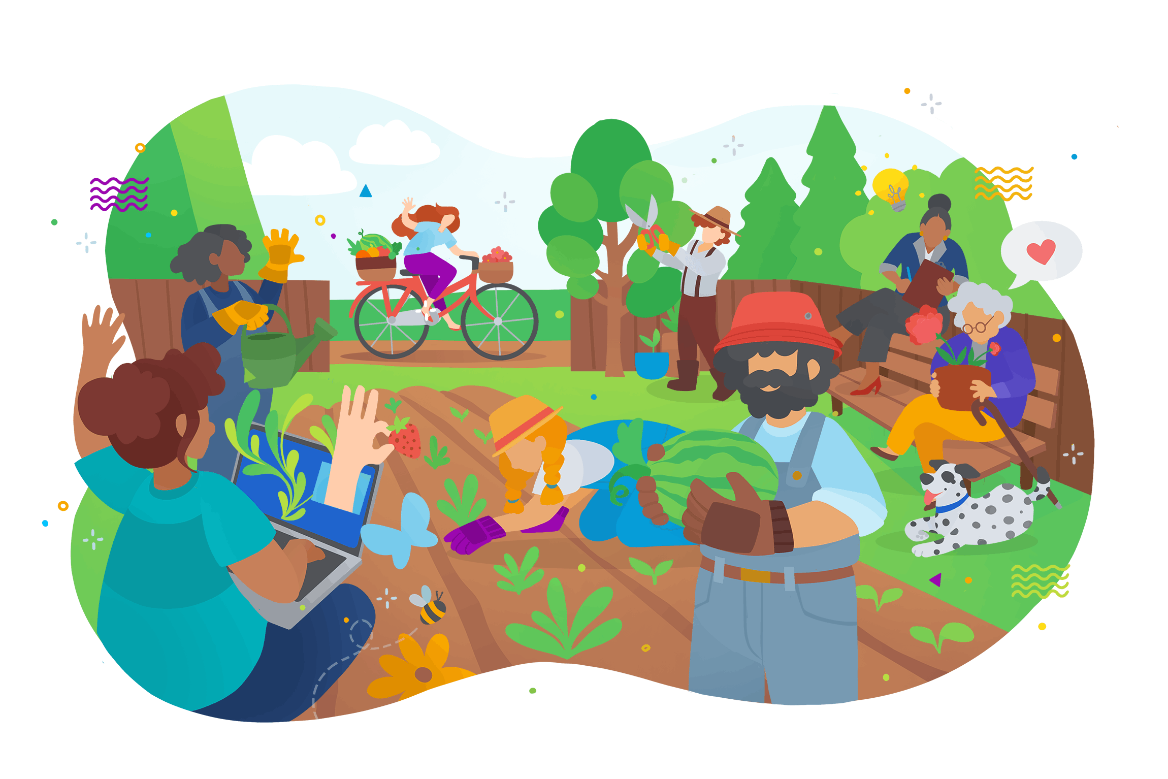 Peaceful Community Clipart