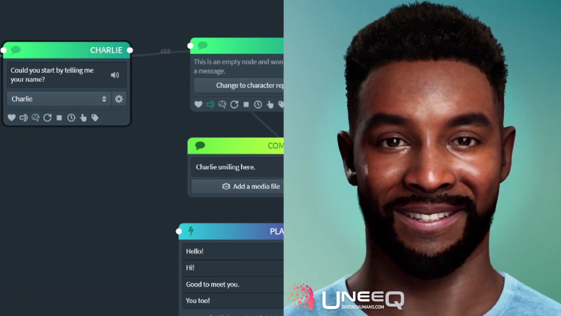 Charisma.ai and UneeQ announce integration partnership — Blog — Charisma
