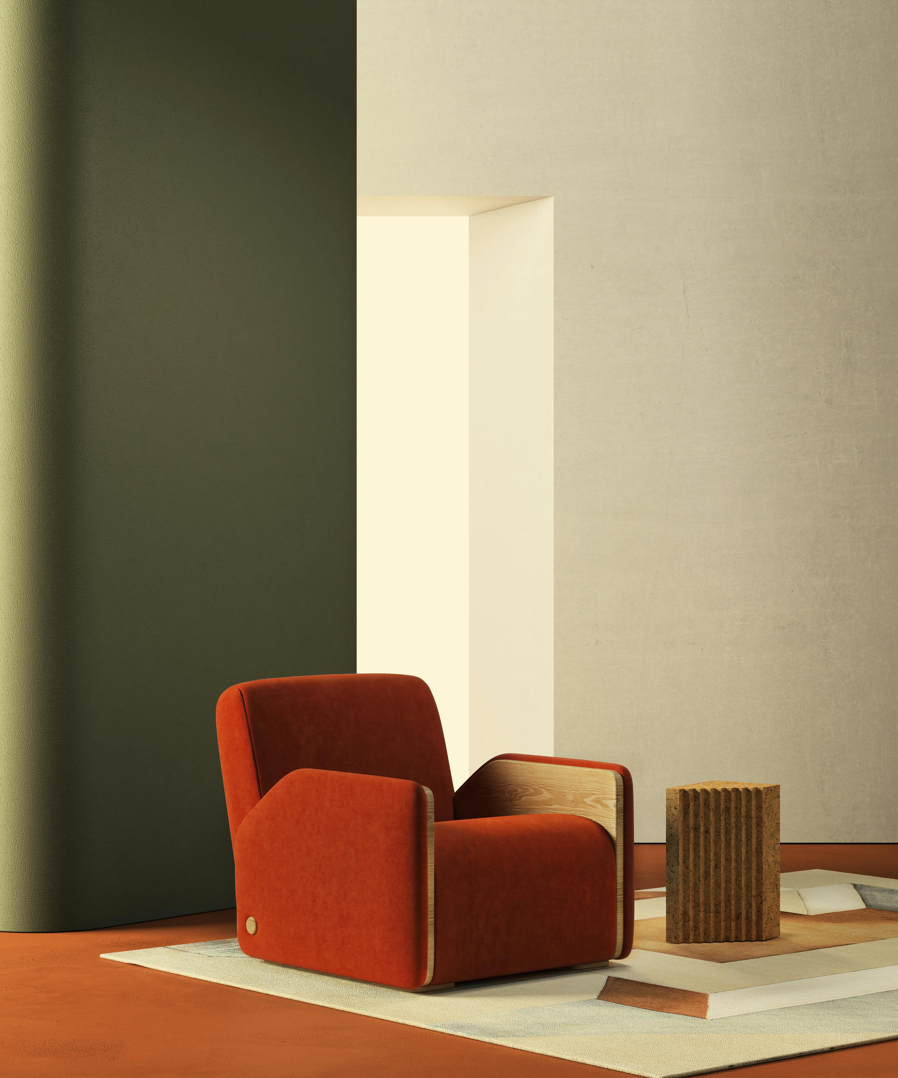 Oscar Armchair and sofa for Haymann Editions