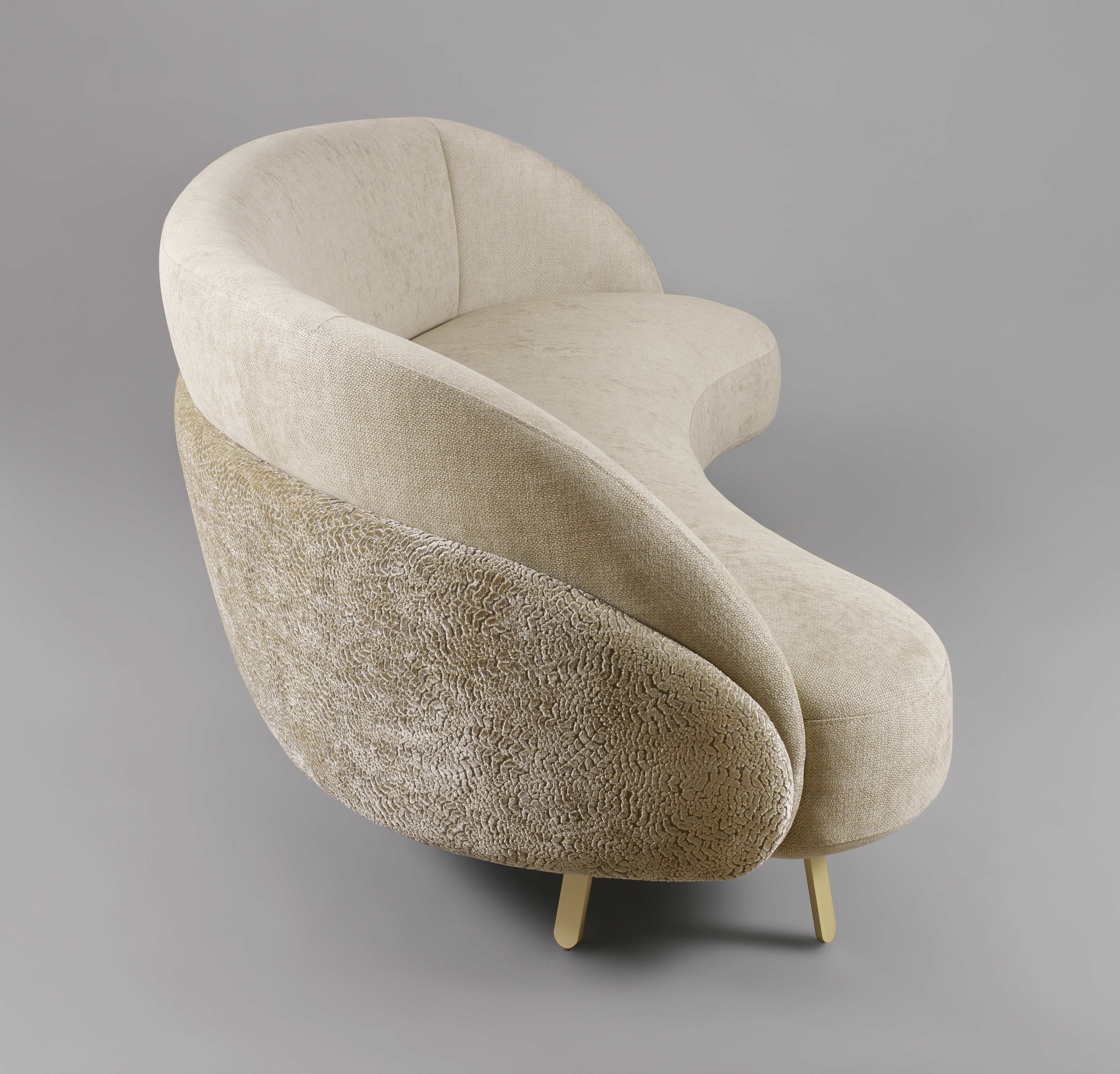 Crescent Sofa for Gallery BSL.