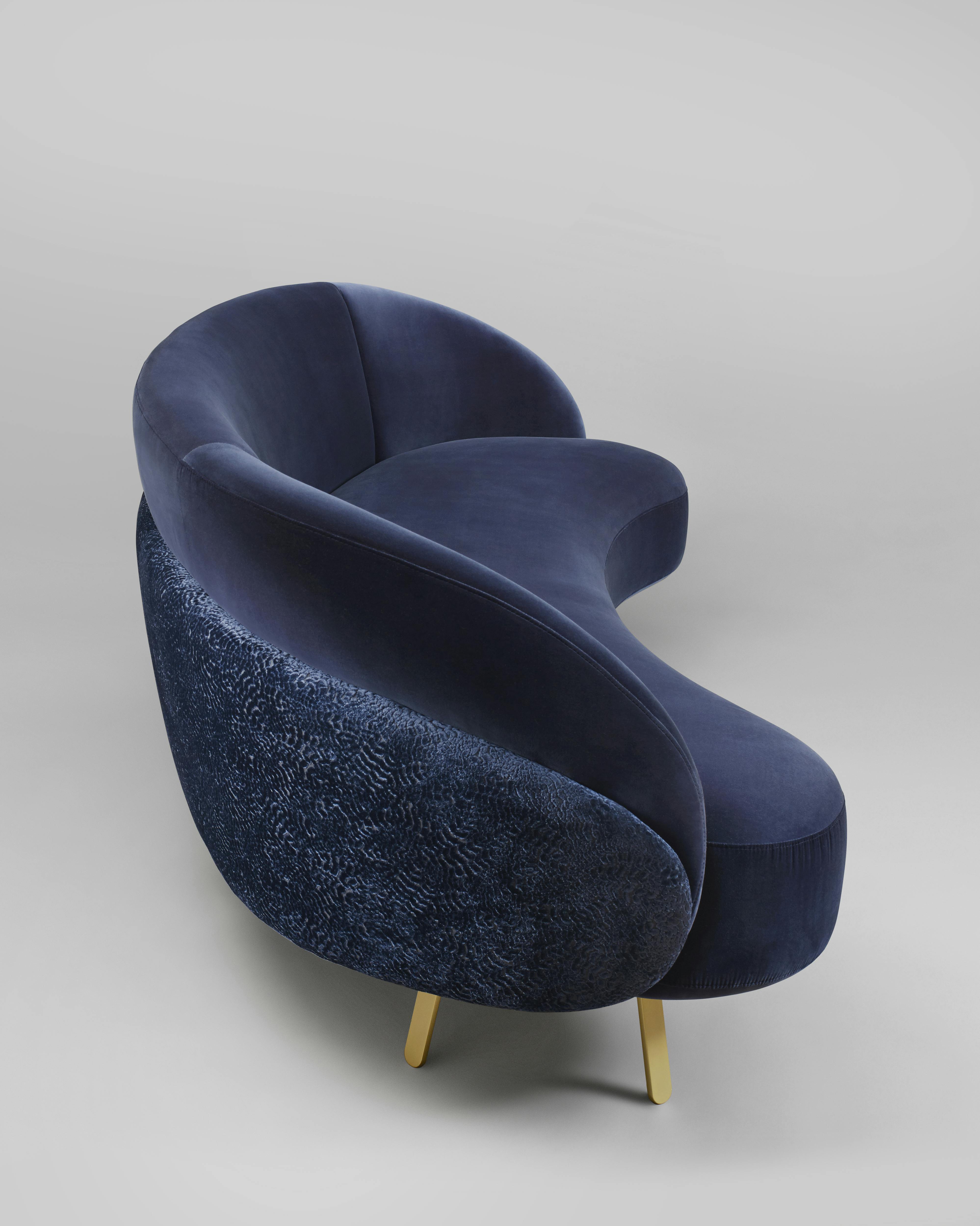 Crescent Sofa for Gallery BSL.