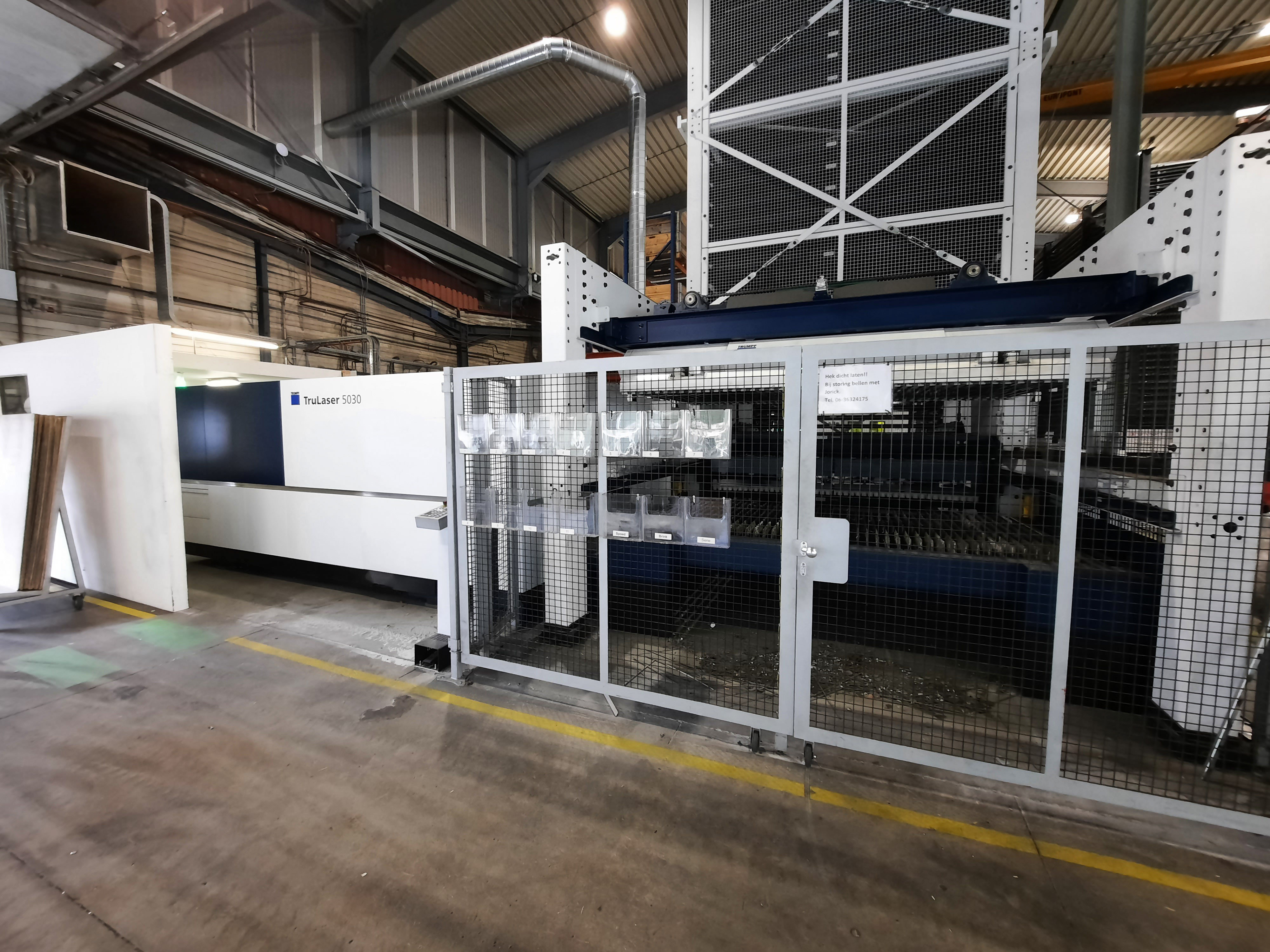 2019 TRUMPF TruLaser 5030 10kW Fibre Laser with TruStore and Loadmaster ...