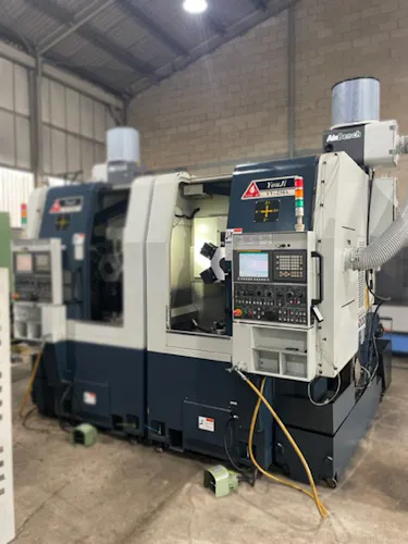 2 x YOU-JI YV250A CNC VTL Side-by-Side Vertical Turning Centre