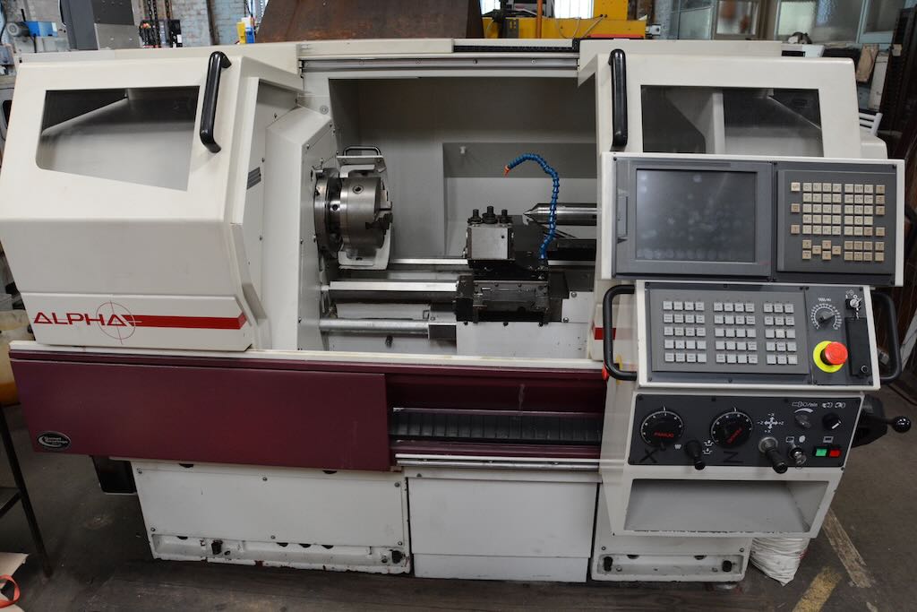 Harrison Alpha 1350XS CNC Lathe with Fanuc Control