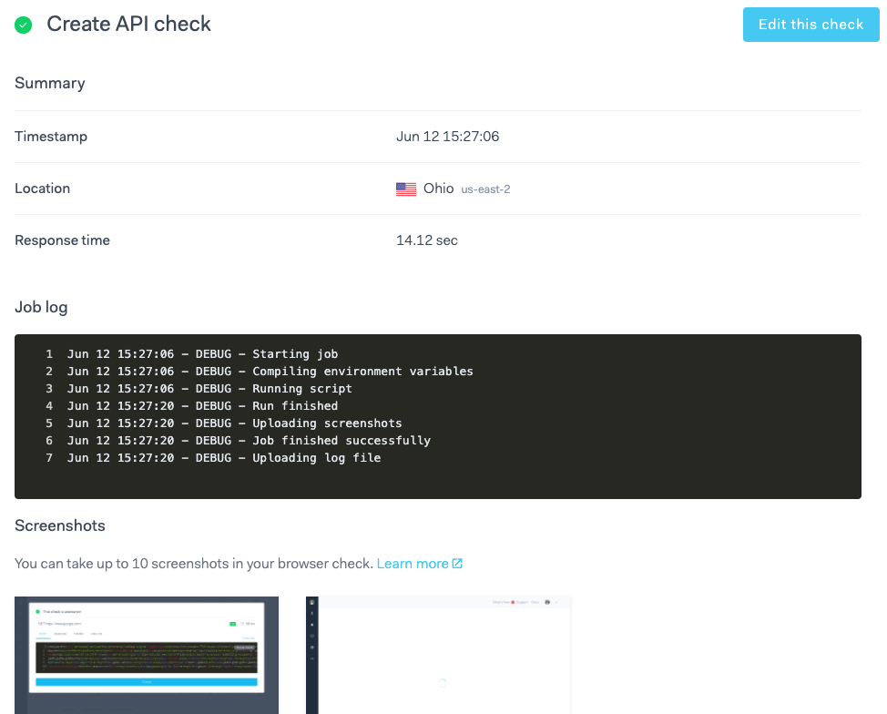 How we monitor Checkly's API and Web App