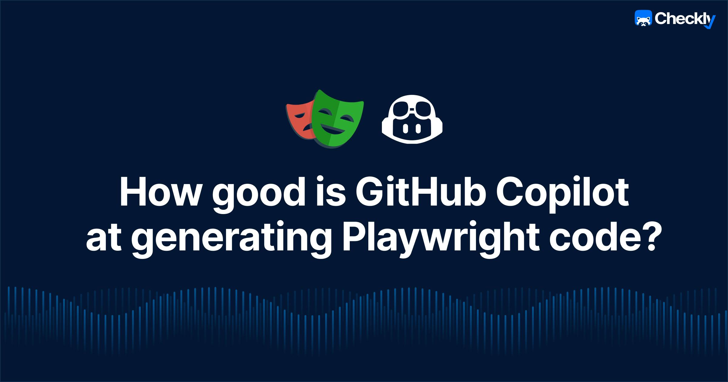 Evaluating GitHub Copilot for Playwright Code Generation