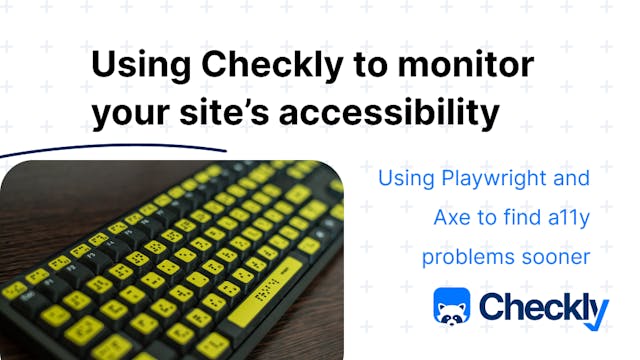 Add Accessibility Checks to Playwright Tests with Axe