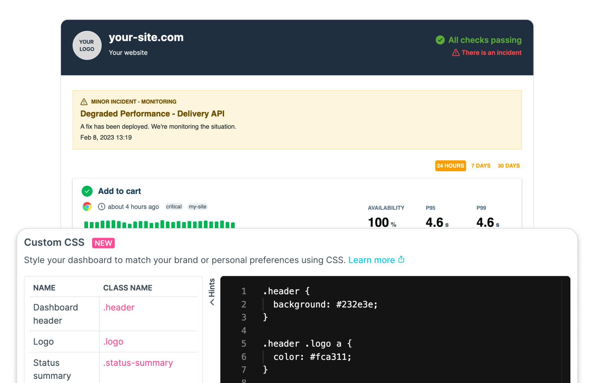 Real-time dashboards bring clarity to your application reliability