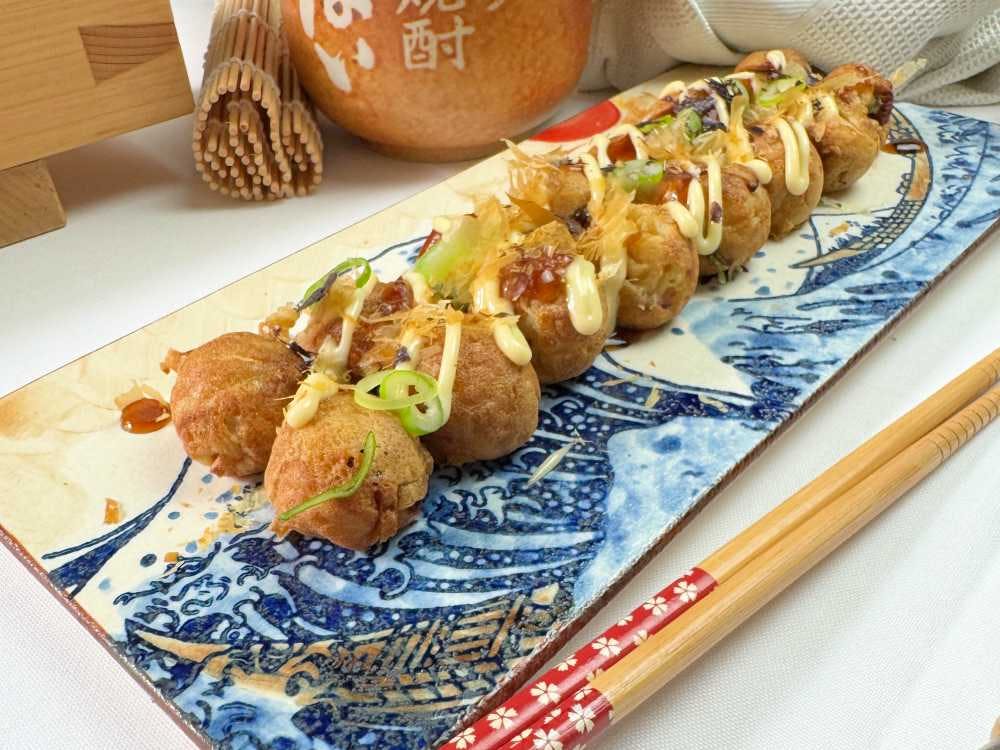 Takoyaki, delicious Japanese Octopus Fritters | Chef H. Delgado