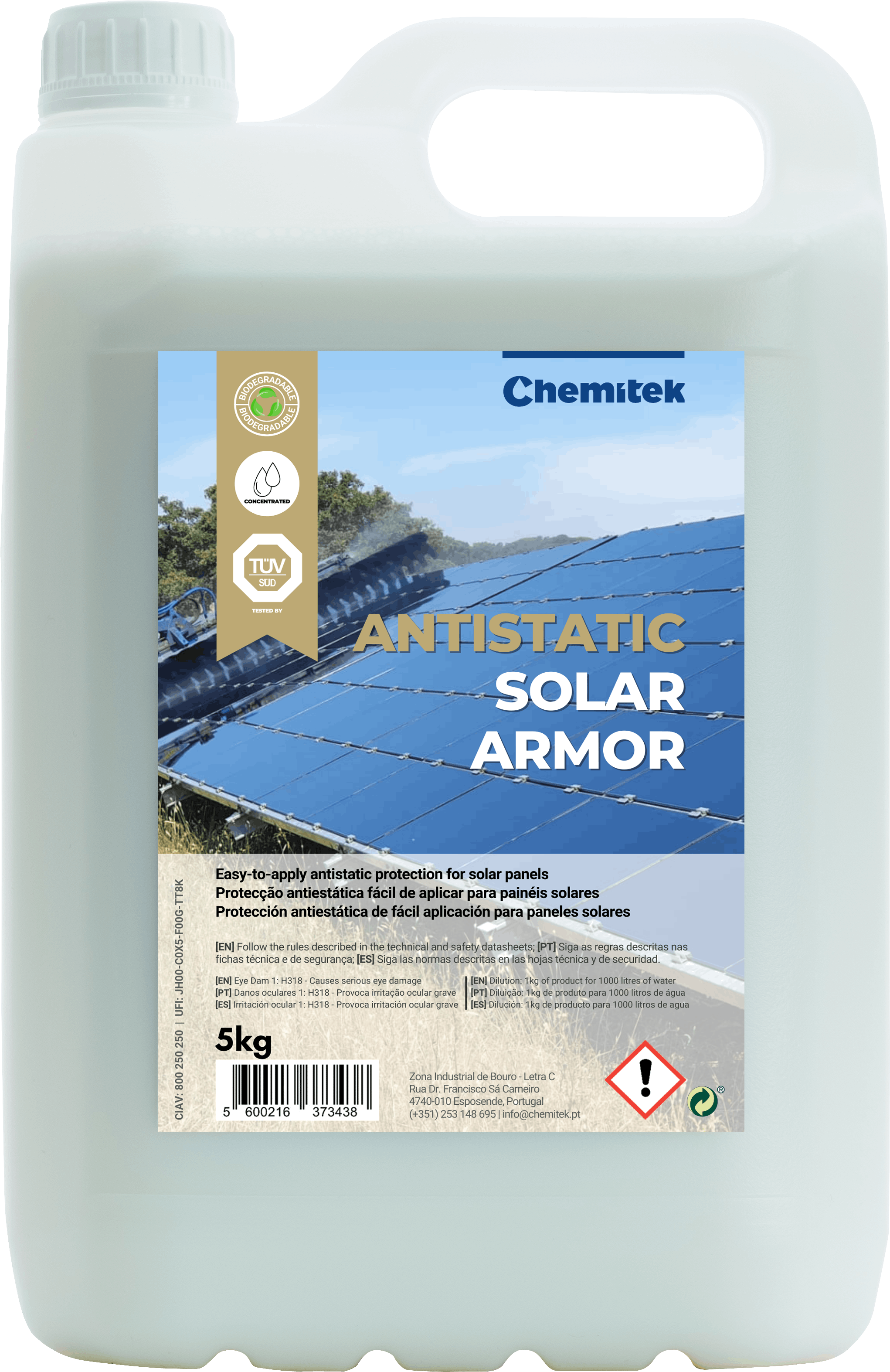 Aumente la Eficiencia de Sus Paneles Con Antistatic Solar Armor