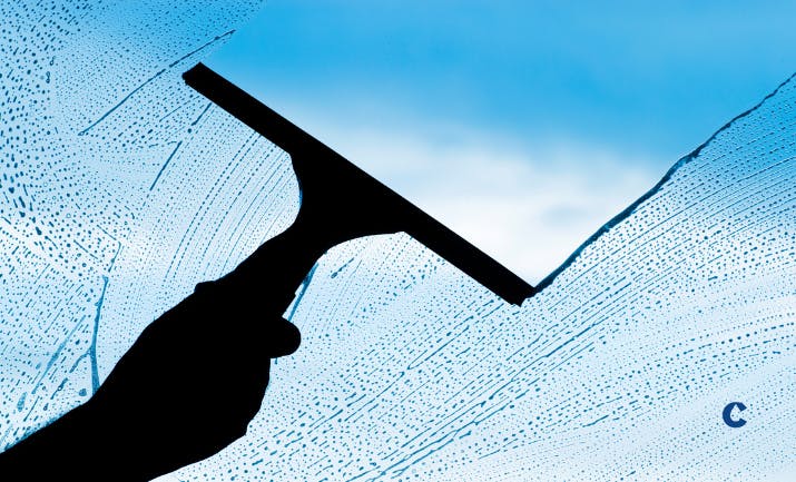 Cleaning & Antistatic Protection for Glass Facades