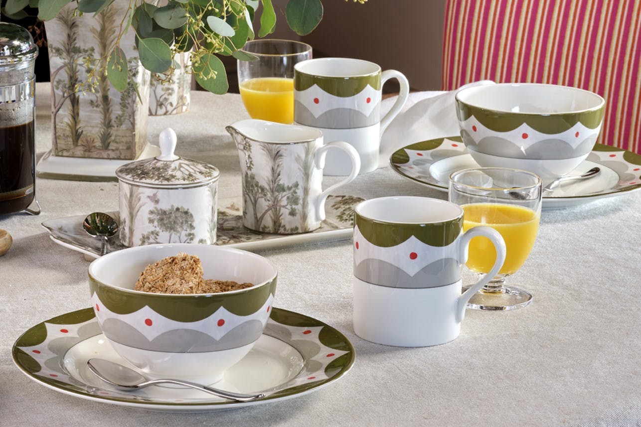 Kit Kemp by Spode Tall Trees Geo | Sale ends 31st December | Chinasearch