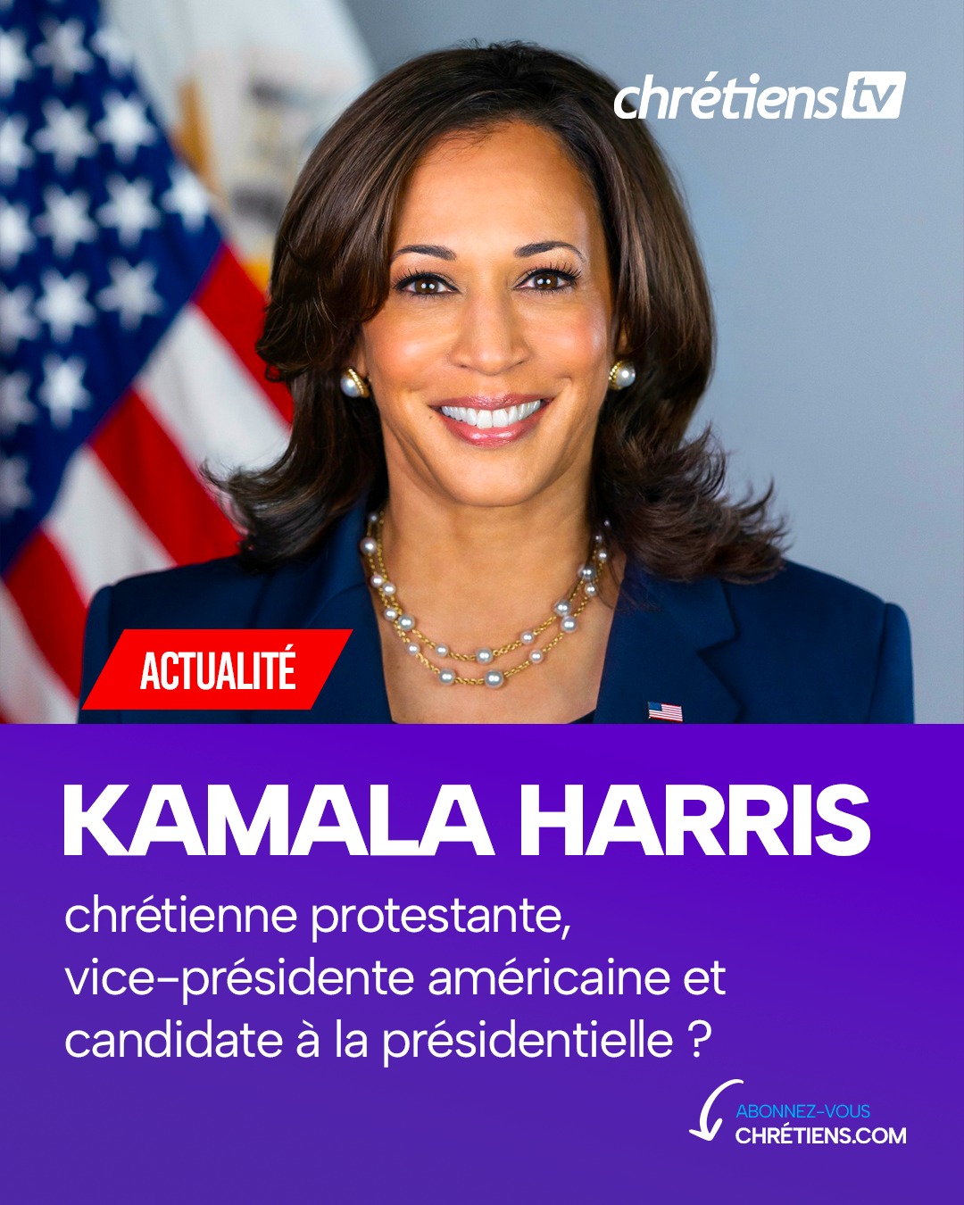 La chrétienne protestante Kamala Devi Harris prête à se lancer dans la ...