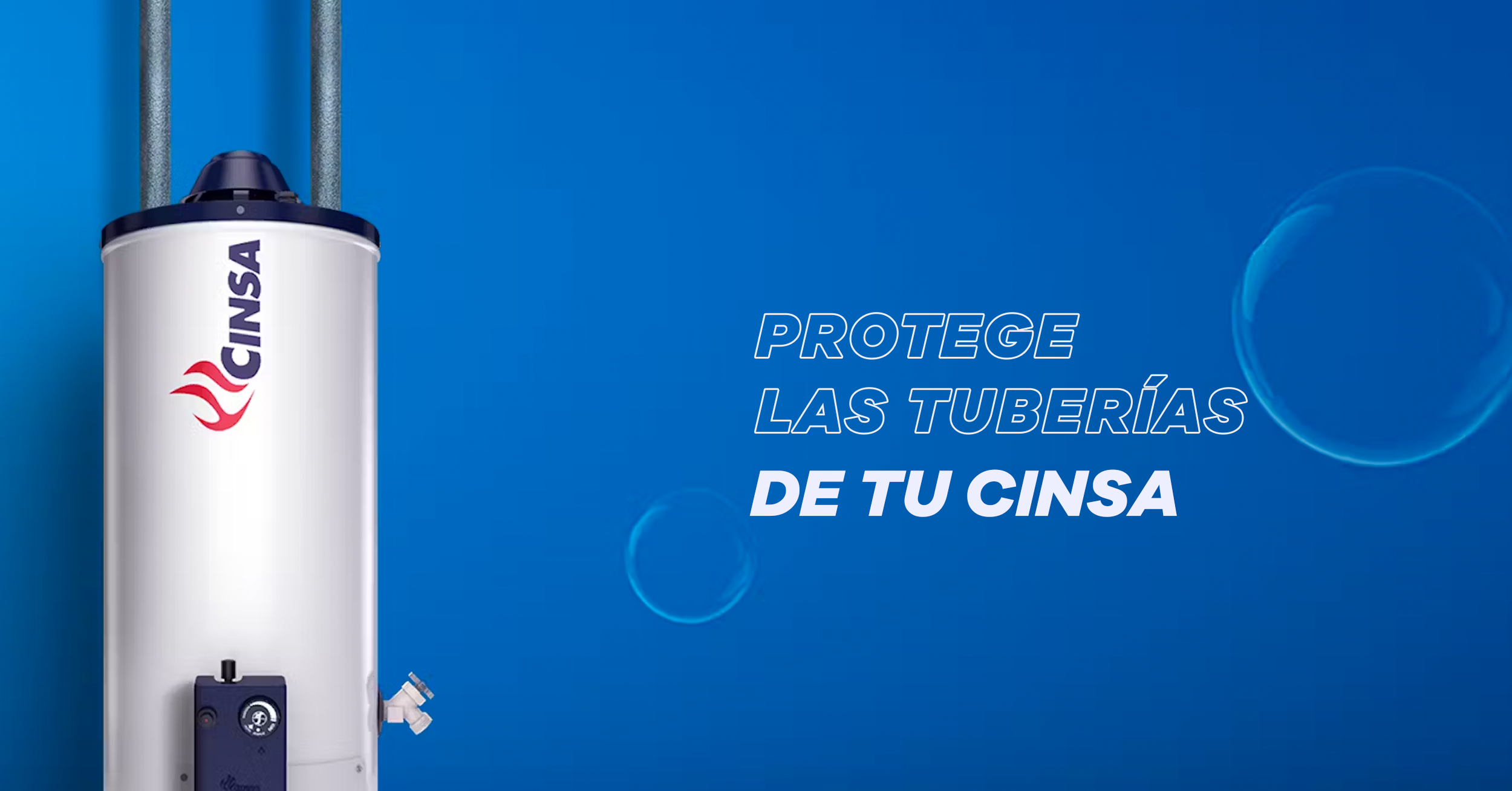 Protege las tuberías de tu regadera