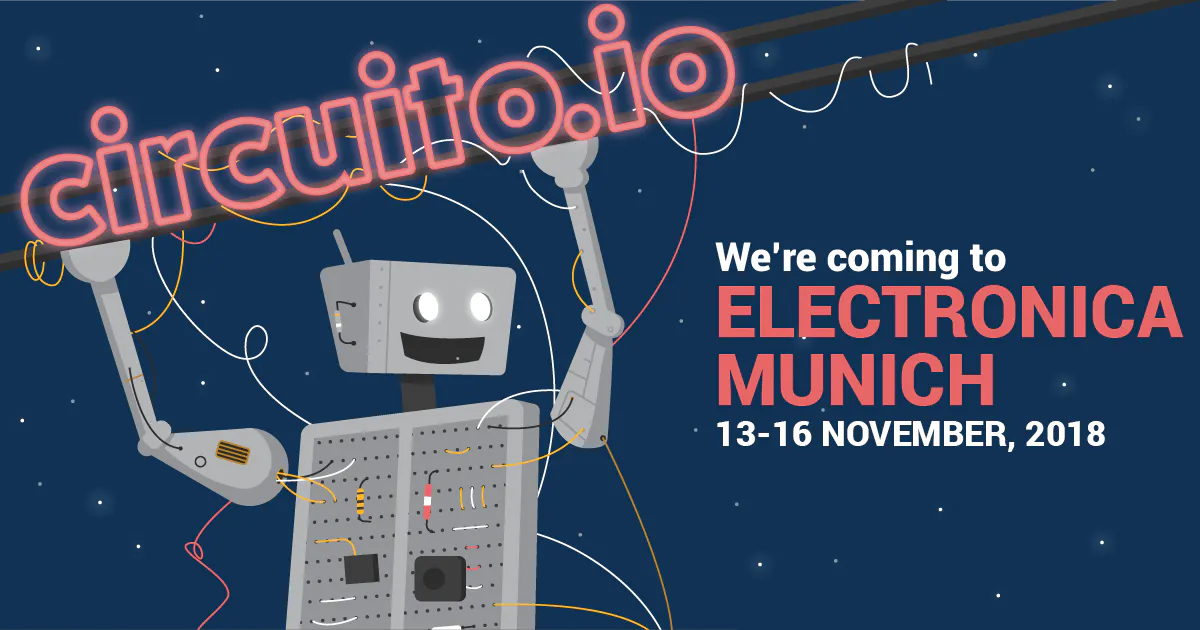 Meet circuito.io at Electronica 2018!