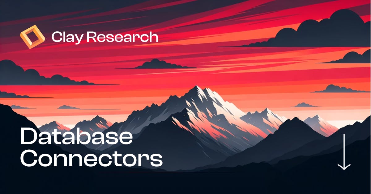 Databases - Clay Research - Clay Research