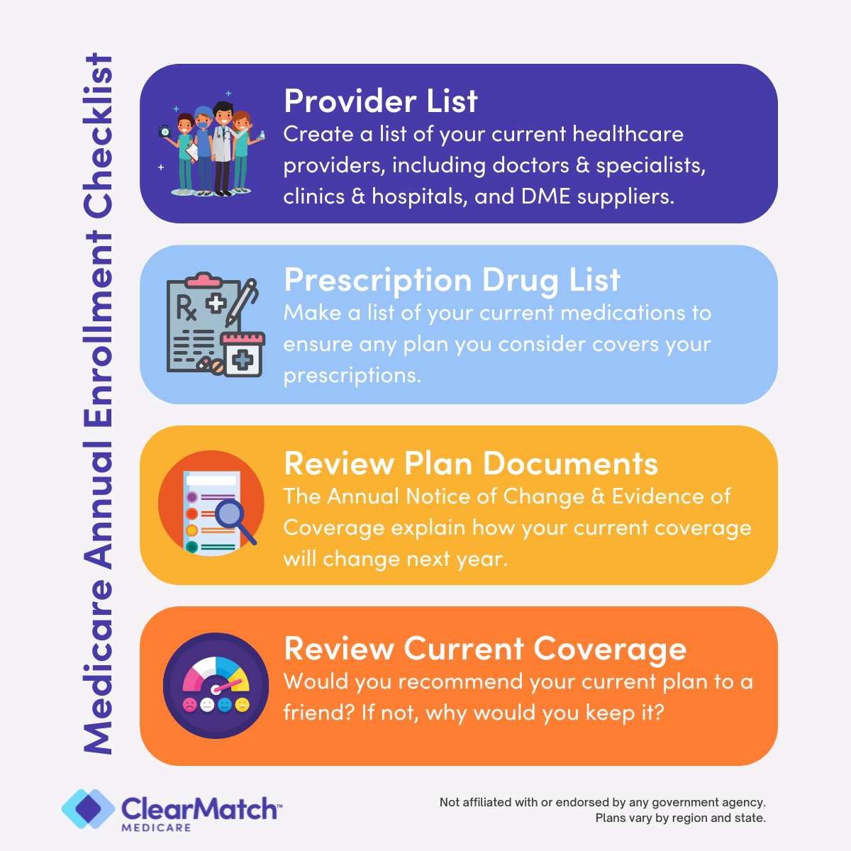 Medicare Annual Enrollment Checklist | ClearMatch Medicare