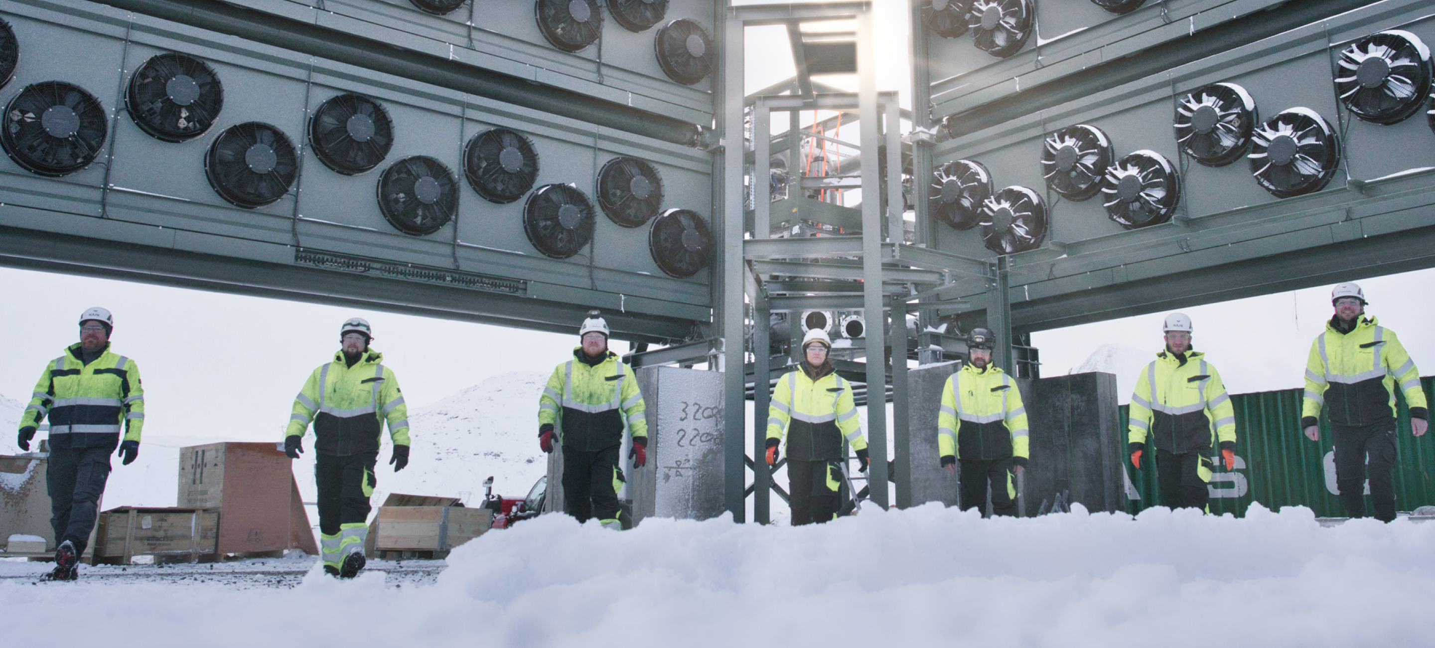 Journey toward net zero with Climeworks' carbon removal service