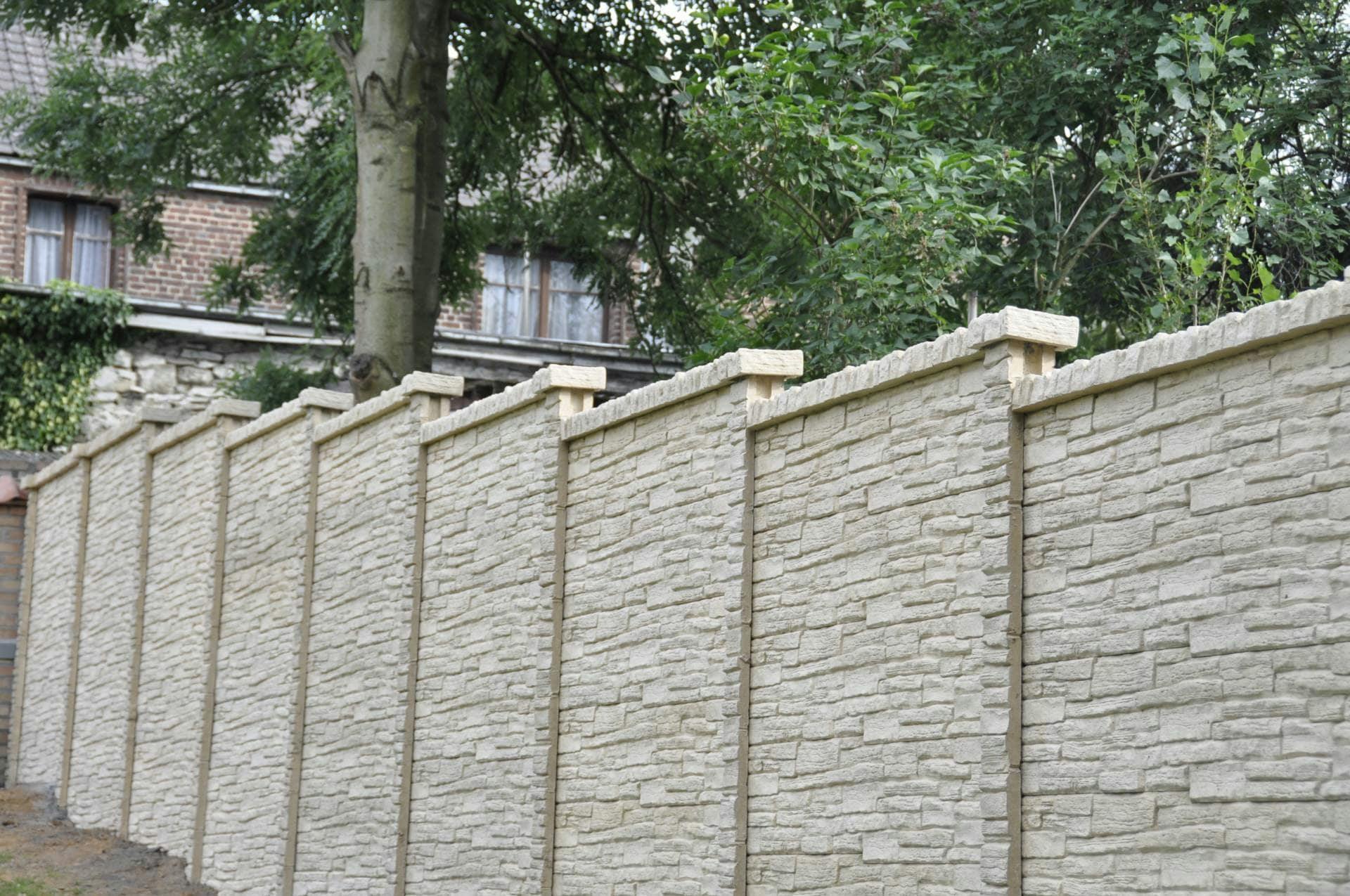 La clôture béton en façade - Clôtures Imagine